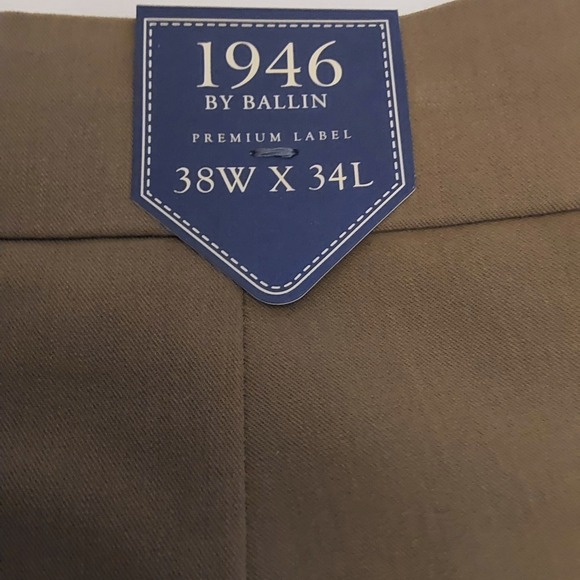 Bally | Pants | New 946 Ballin 38x34 Tan Total Comfort Stretch Premium ...